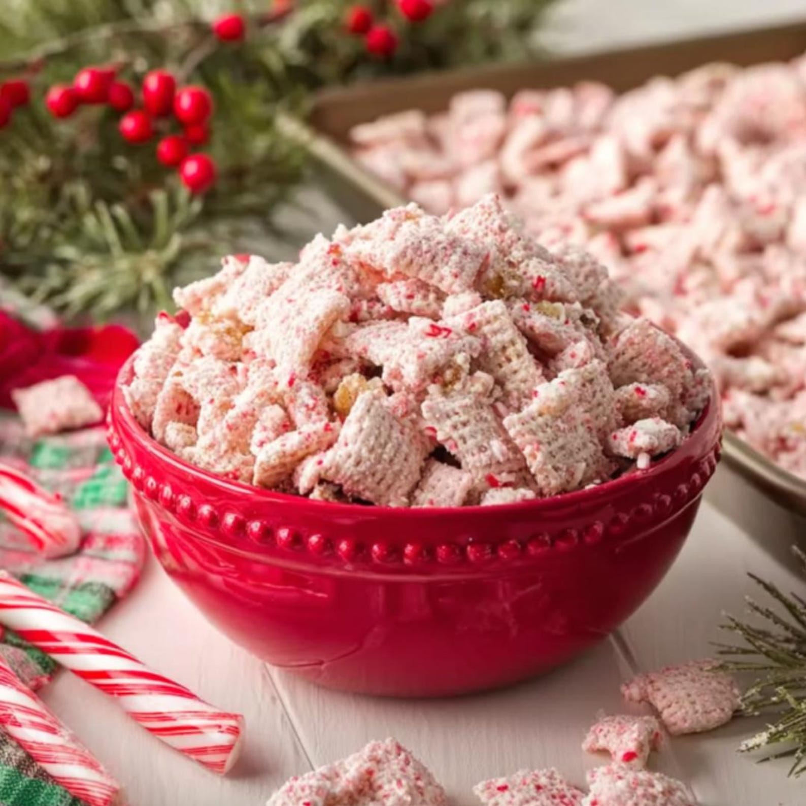 Best Recipe of Peppermint Bark Puppy Chow Digital PDF Printable - Etsy