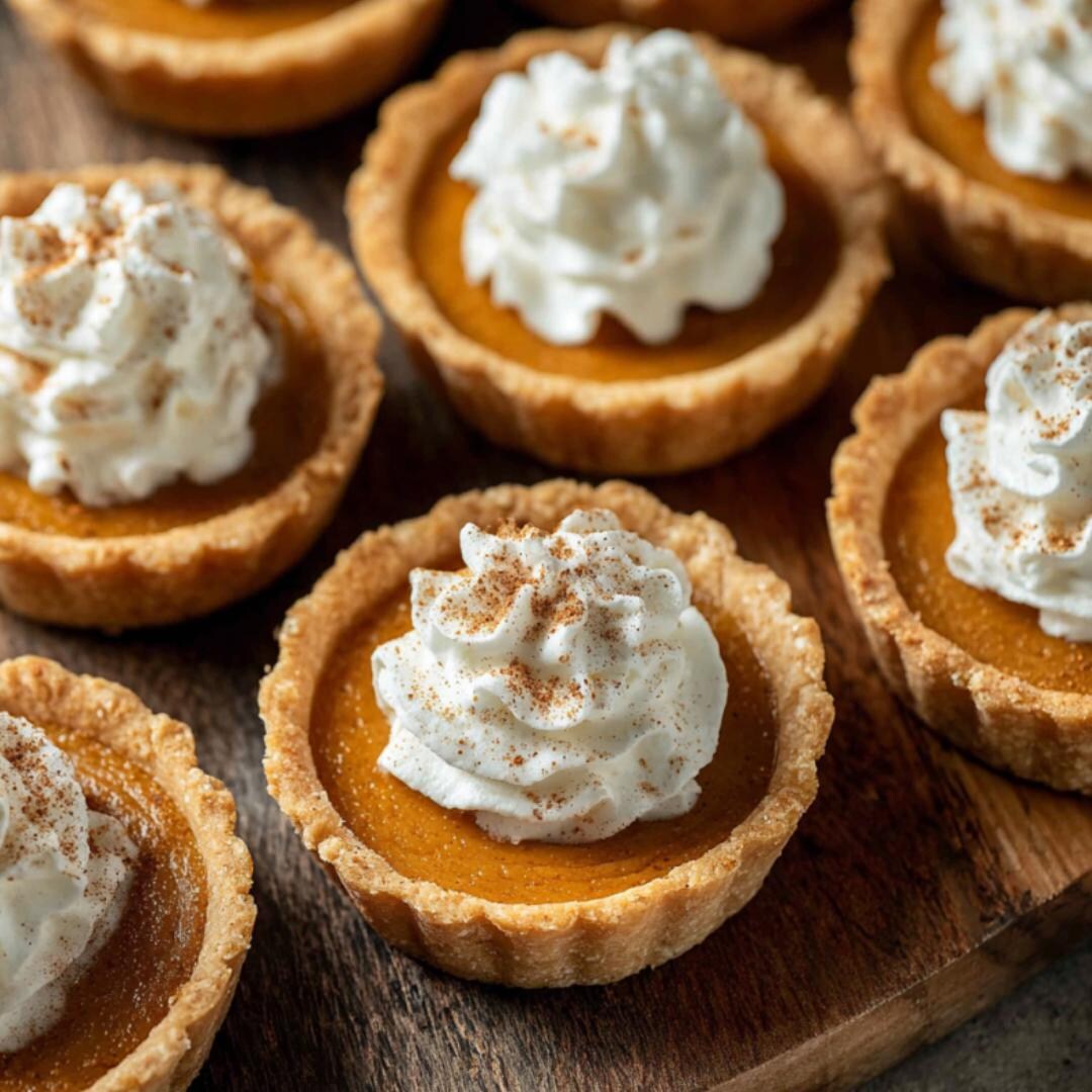 Mini Pumpkin Pie Cups Recipe: Printable PDF (digital Download) - Etsy