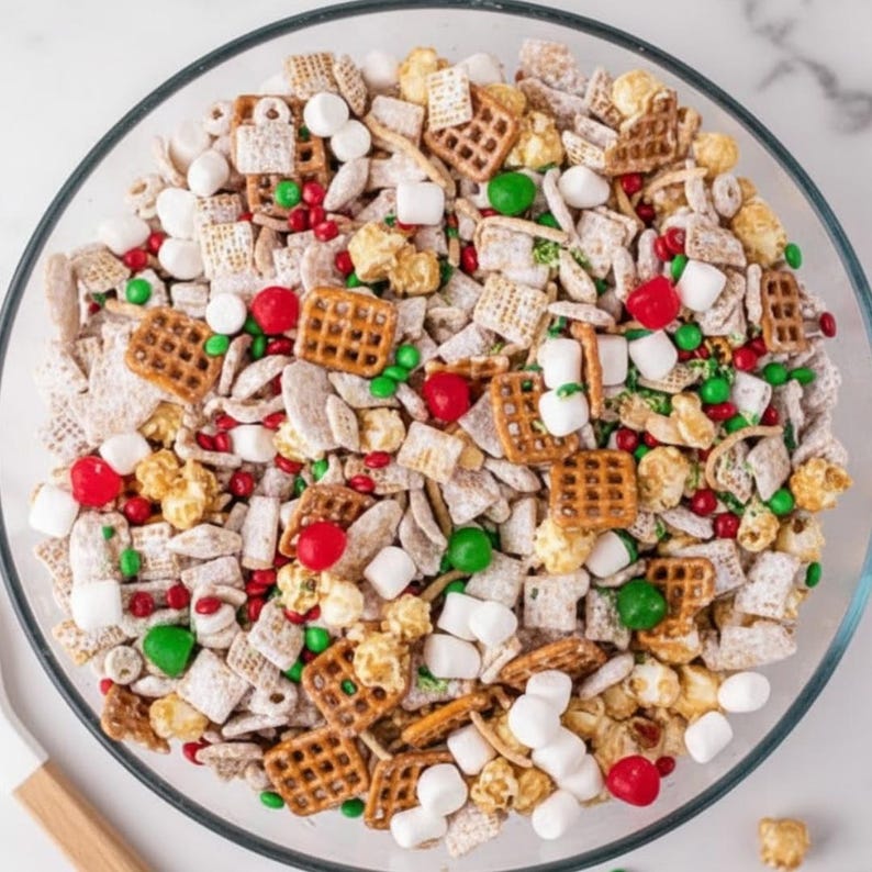 BEST RECIPE of Marshmallows Christmas Chex Mix Digital PDF Printable - Etsy