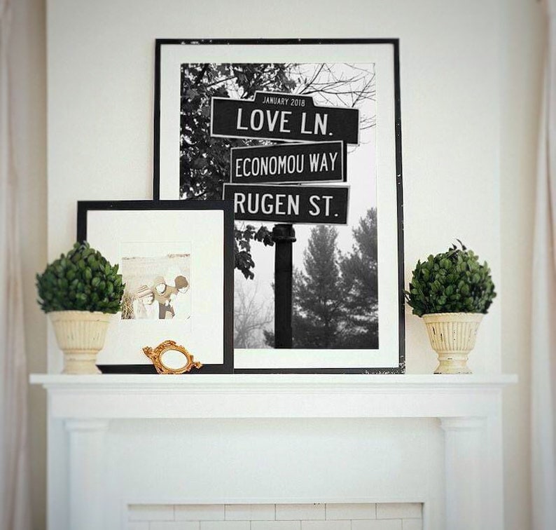 Road Sign Intersection Personalized Street Sign - Etsy