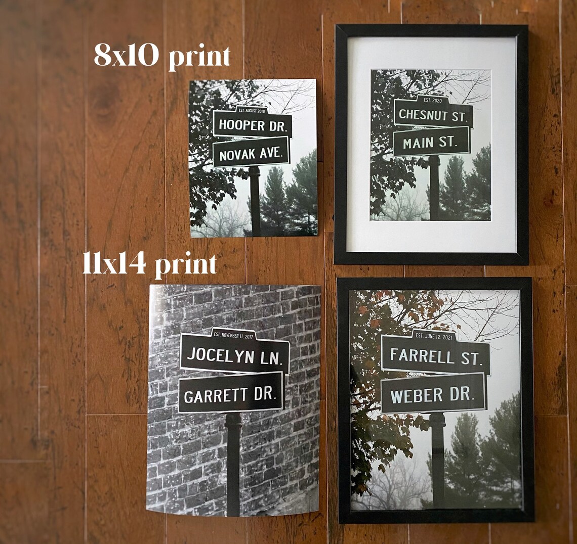 ADD A FRAME to Your Poster Order Works With 8x10 & 11x14 | Etsy