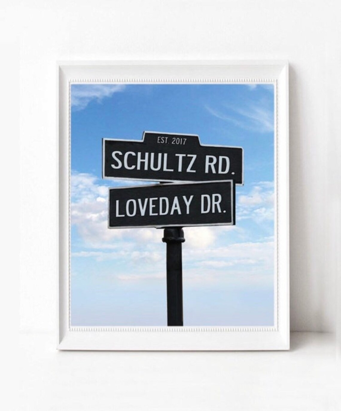 Wedding Intersection Love Road Sign Wedding Anniversary - Etsy