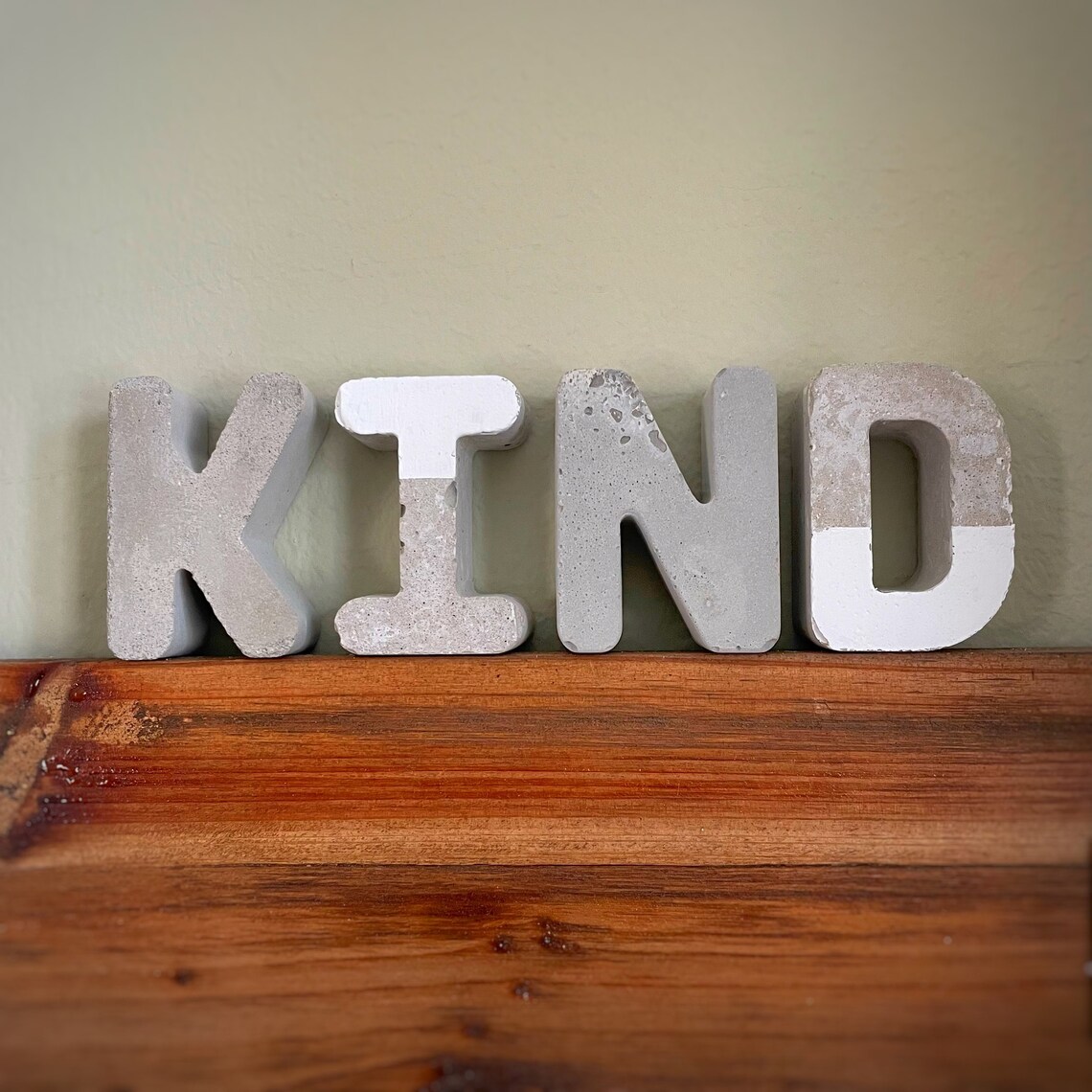 Cement Letters Concrete Letters Industrial Decor - Etsy