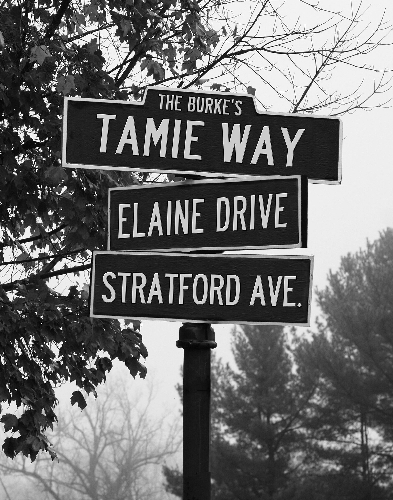 Road Sign Intersection Personalized Street Sign - Etsy