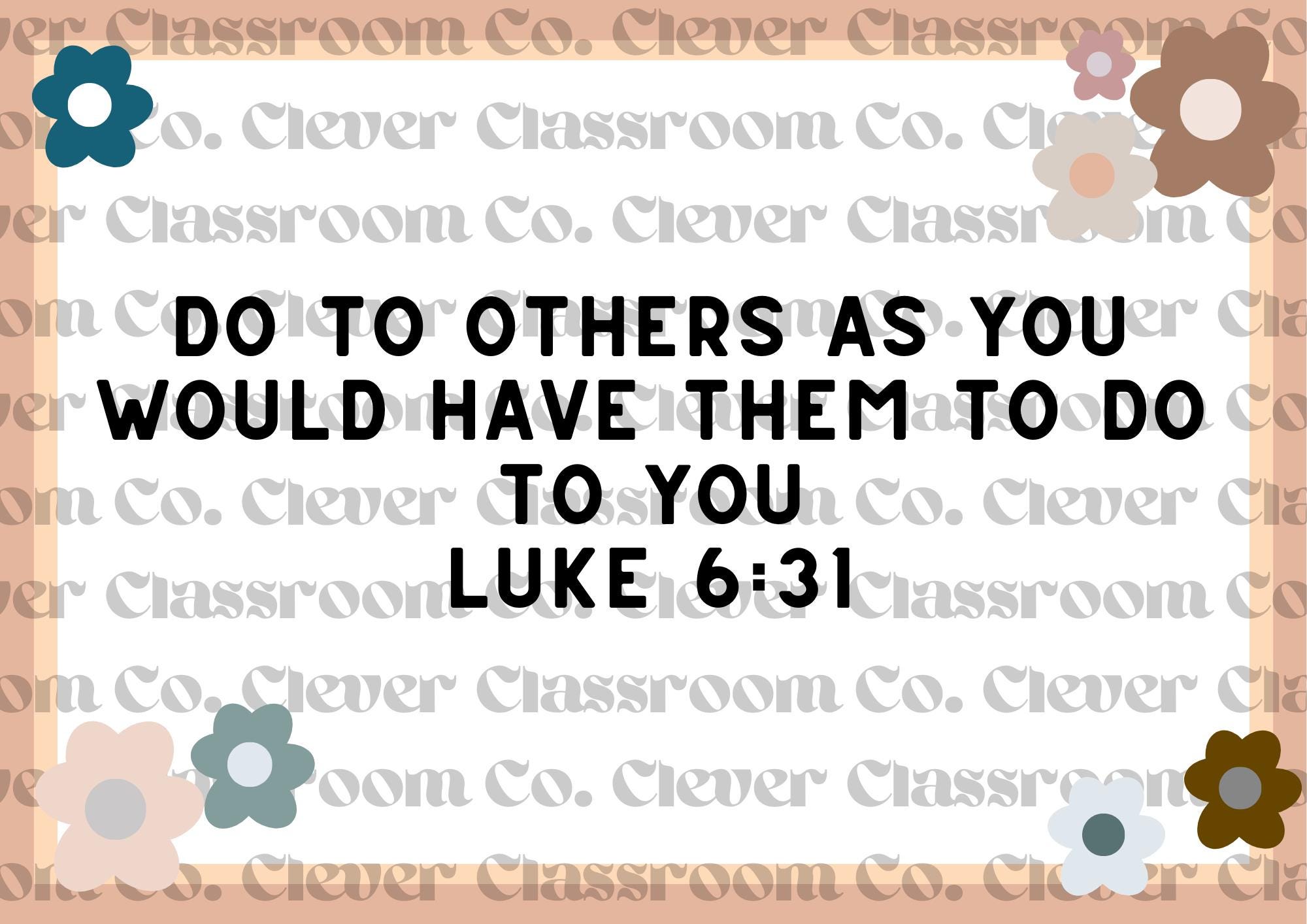 Editable Christian Classroom Rules_teacherresources - Etsy