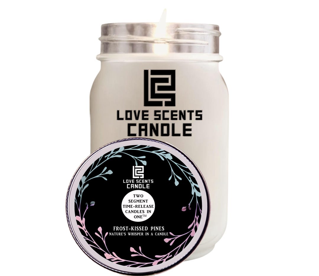 Frost-kissed Pines - Nature's Whisper in A Candle - Etsy