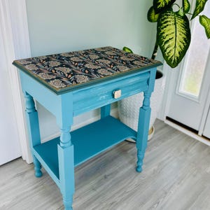 Eclectic Cottage Style Side Table - Etsy