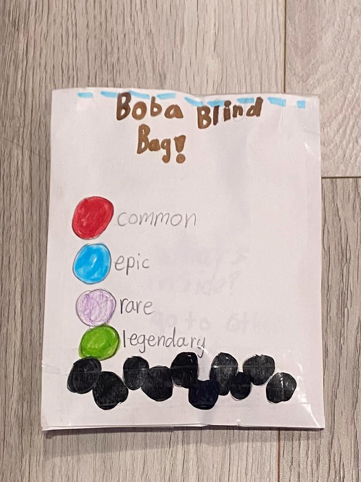 Paper Boba Blind Bag - Etsy
