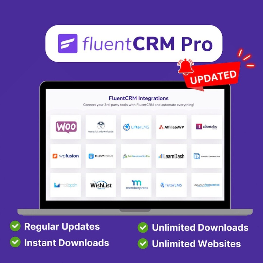 Lifetime Fluentcrm Pro Customer Management Plugin Latest Version ...