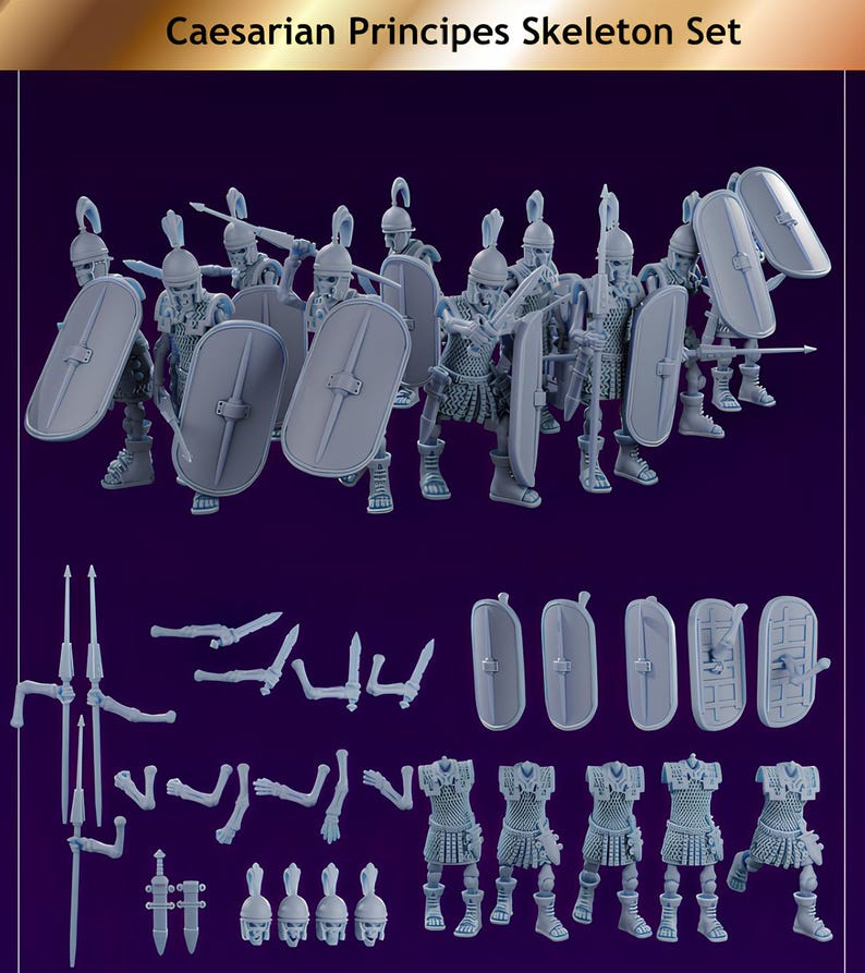 Undead Imperial Roman Legionaries for Age of Fantasy Wargaming - Etsy