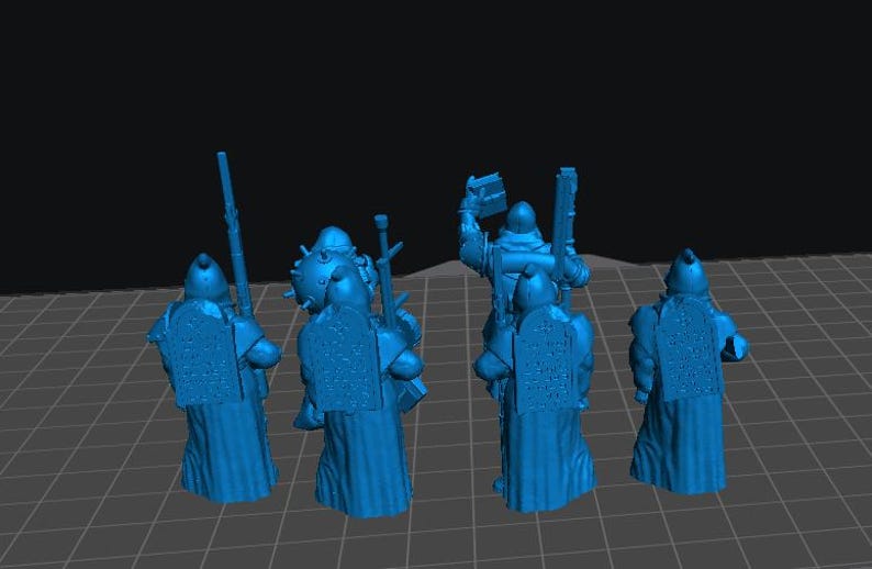 Trench Crusade Trench Pilgrim Warband - 28mm/32mm Grimdark Miniatures ...