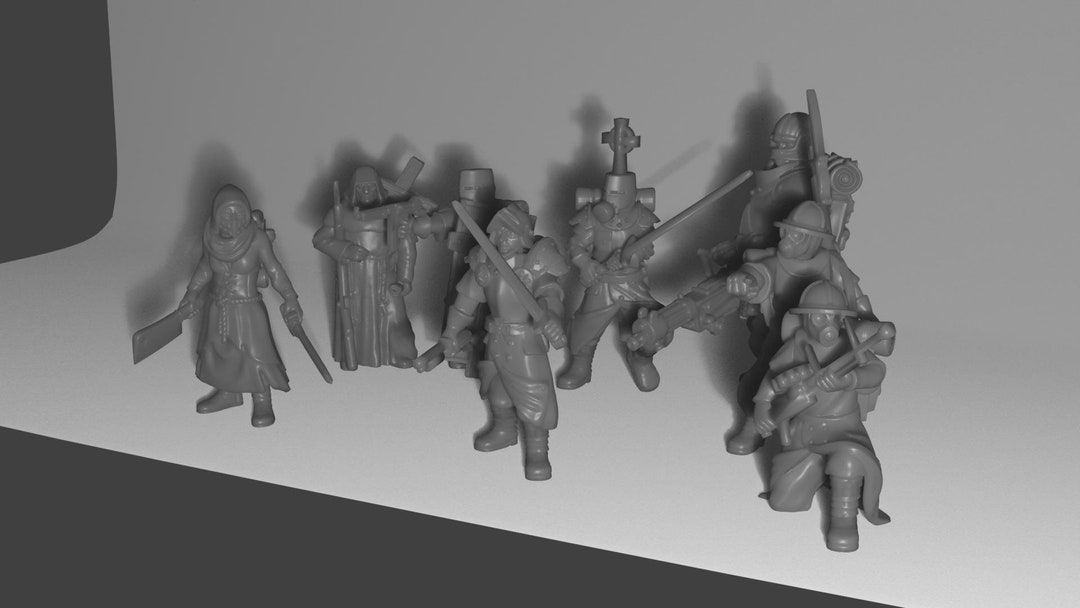 Trench Crusade New Antioch Warband - 28mm/32mm Miniatures, Yeomen ...