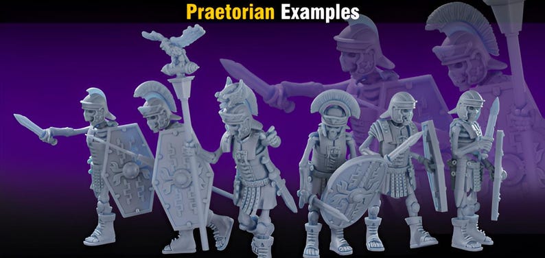 Undead Imperial Roman Legionaries for Age of Fantasy Wargaming - Etsy