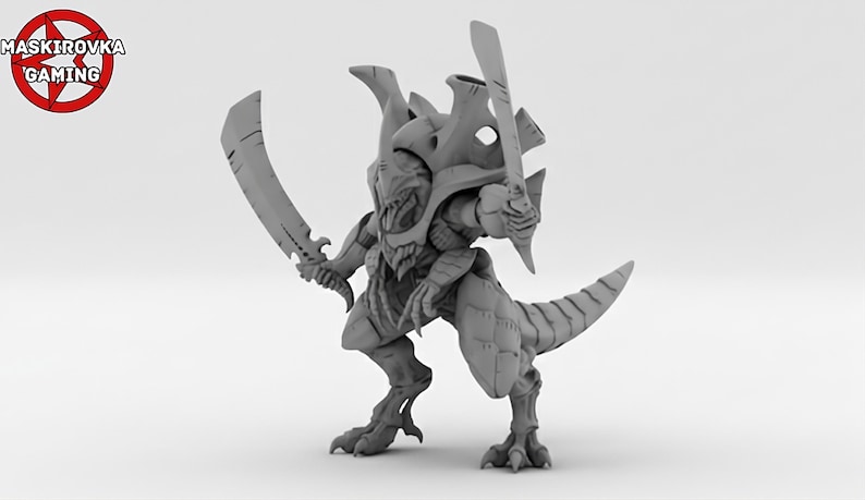 Alien Hives Bladelord - Space Bugs Tyrant and Guards for Grimdark ...