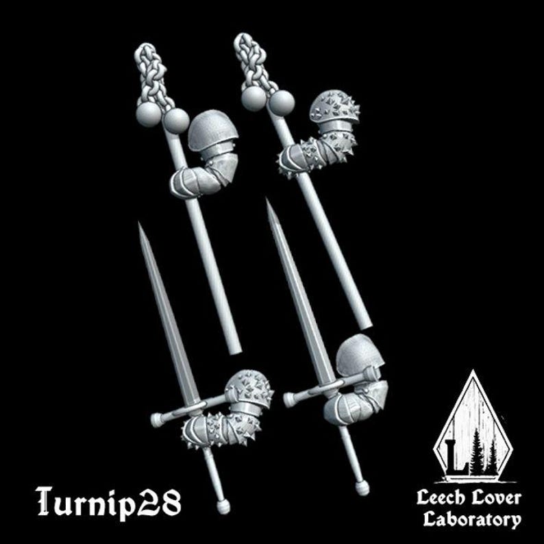 Turnip28 Bastard Knight, Brute, Toff and Snob Cavalry Conversion Bits ...