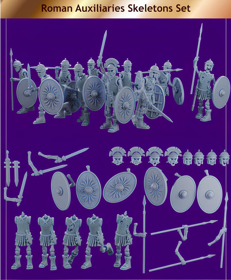 Undead Imperial Roman Legionaries for Age of Fantasy Wargaming - Etsy