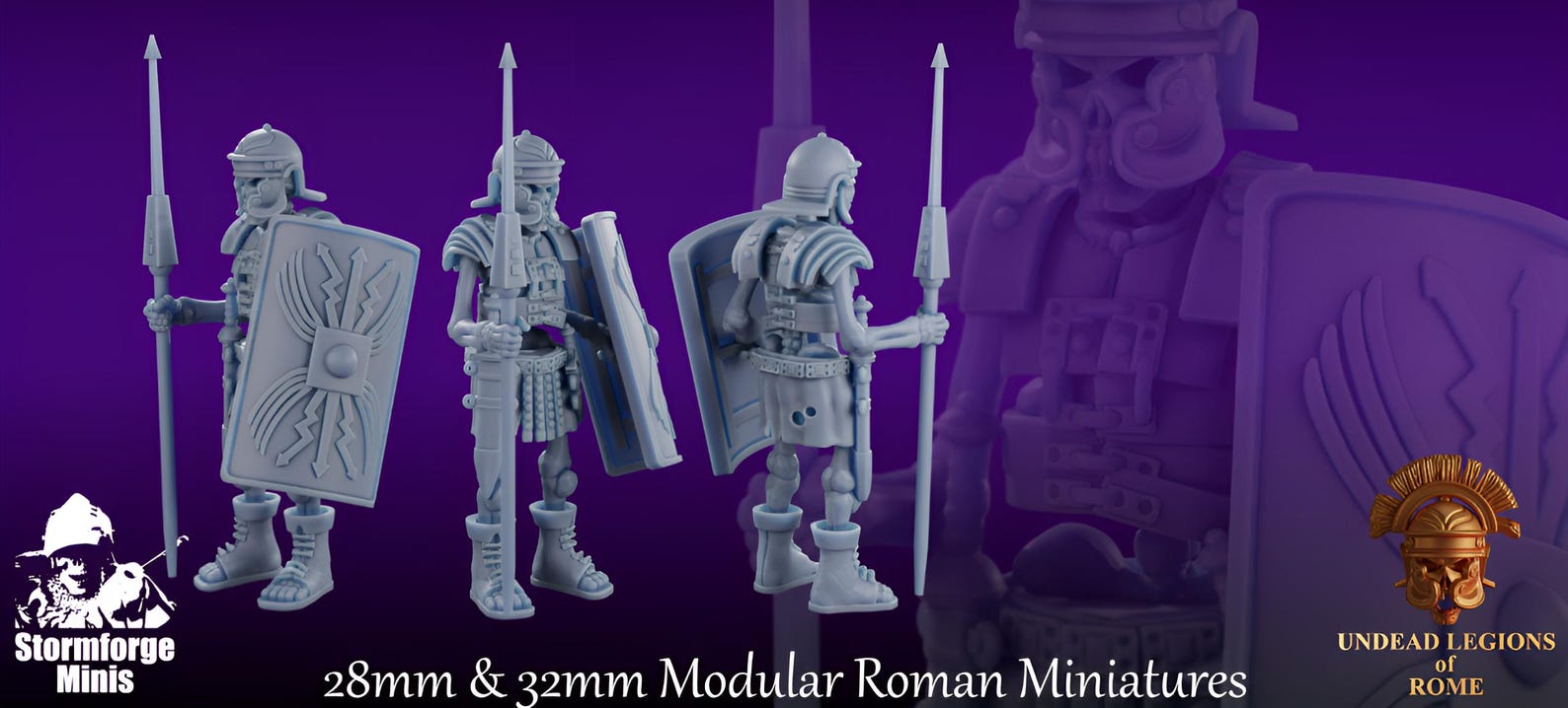Undead Imperial Roman Legionaries for Age of Fantasy Wargaming - Etsy