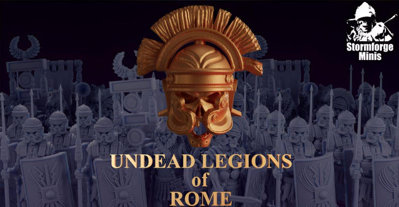 Undead Imperial Roman Legionaries for Age of Fantasy Wargaming - Etsy