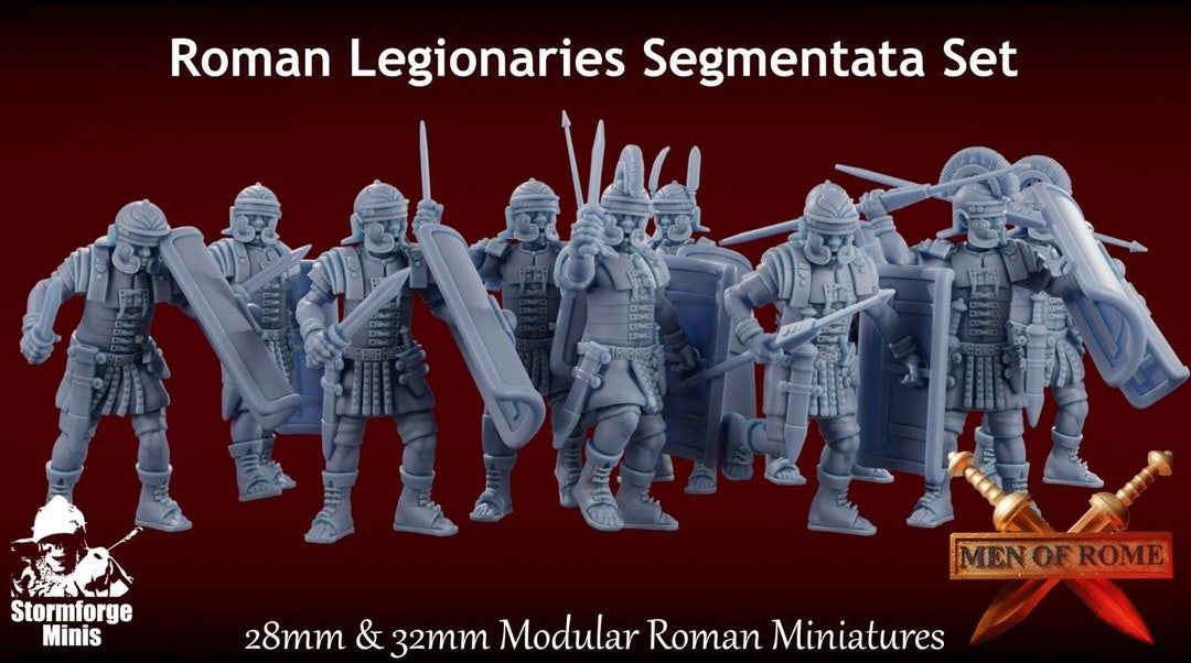 Roman Legion Miniatures - Legionaries, Archers & Auxiliaries for Hail ...