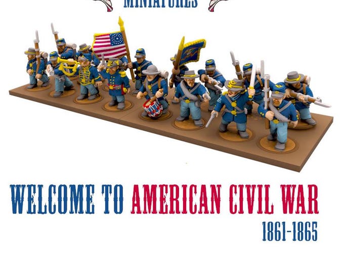 Strombecker Military Miniatures Civil War Charge Soldier Set - Etsy