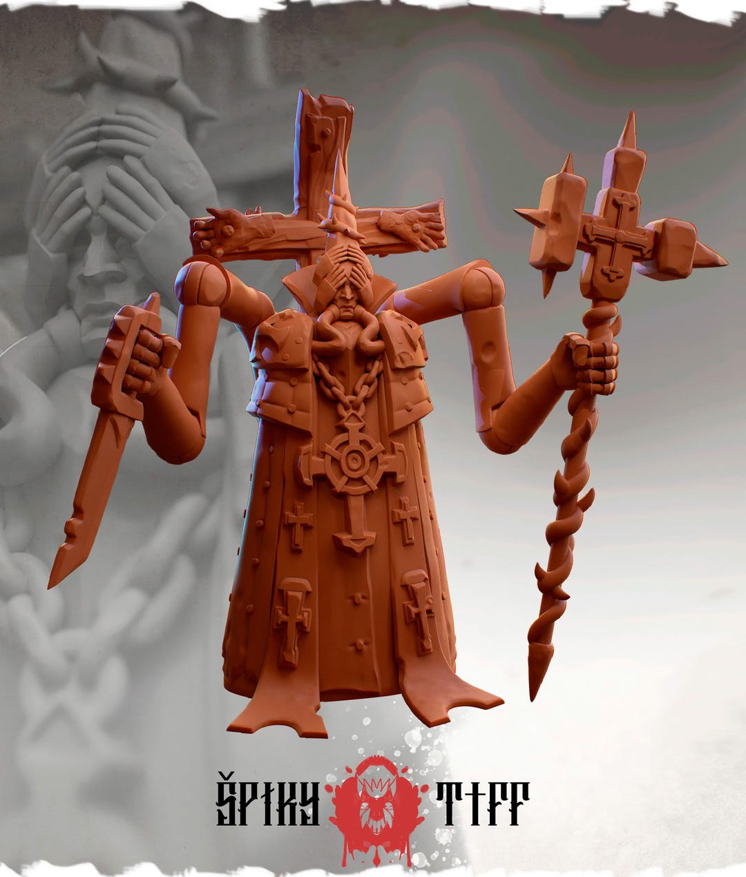 White Guard Priest - Orthodox Army Prophet Cleric for Grimdark Trench ...