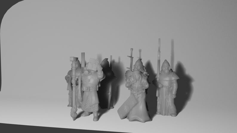 Trench Crusade Trench Pilgrim Warband - 28mm/32mm Grimdark Miniatures ...