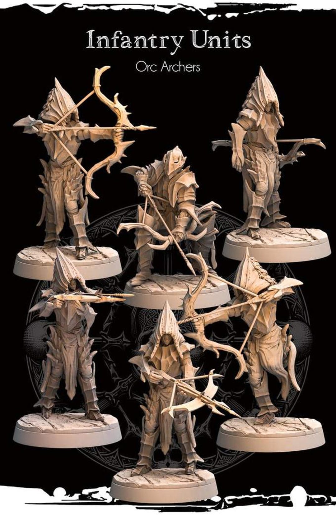 Orc Archers - Ranged Orcs & Goblins Army Unit for Onepagerules Age of ...