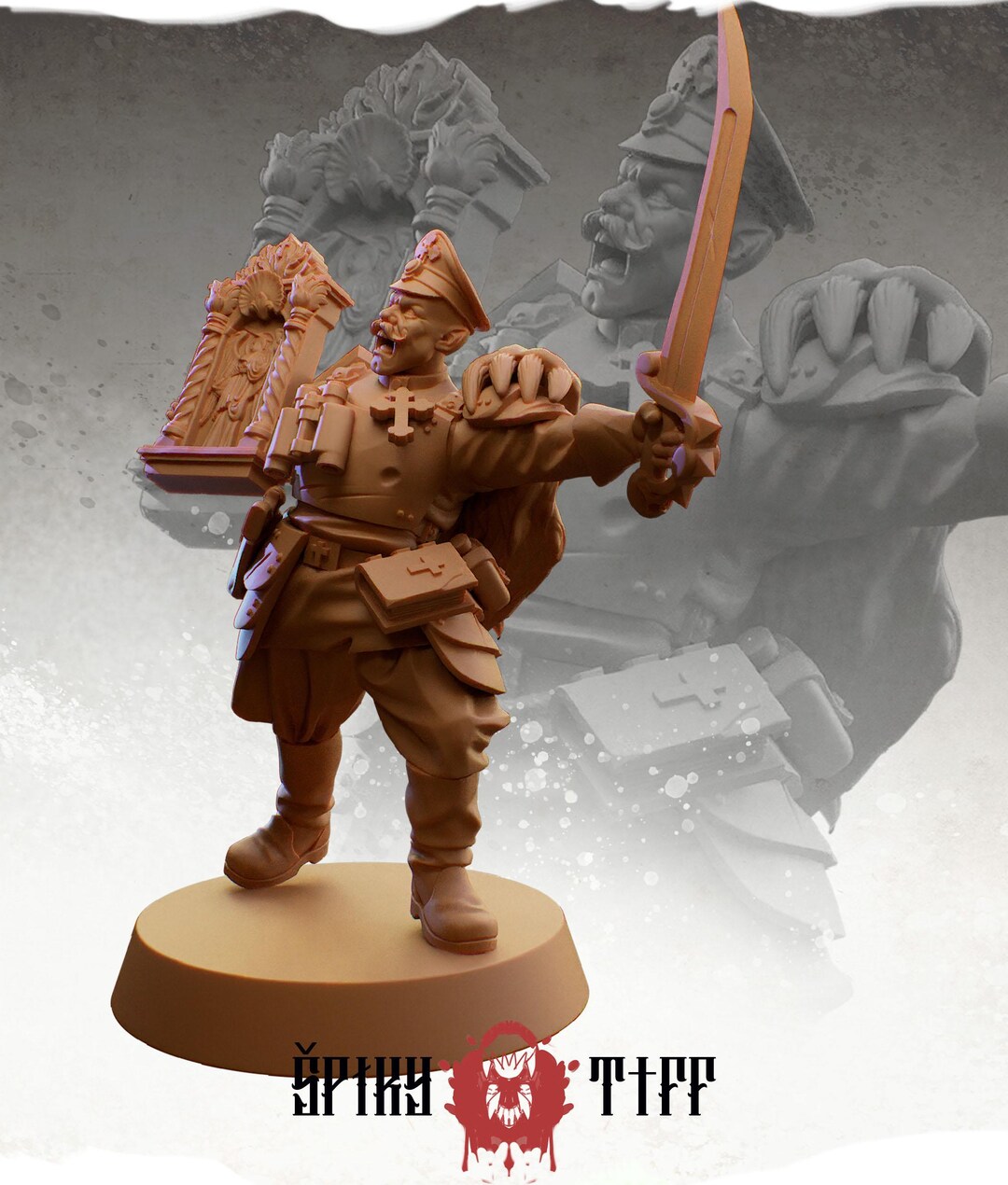 White Guard Captain - Orthodox Army Lieutenant for Grimdark Trench ...