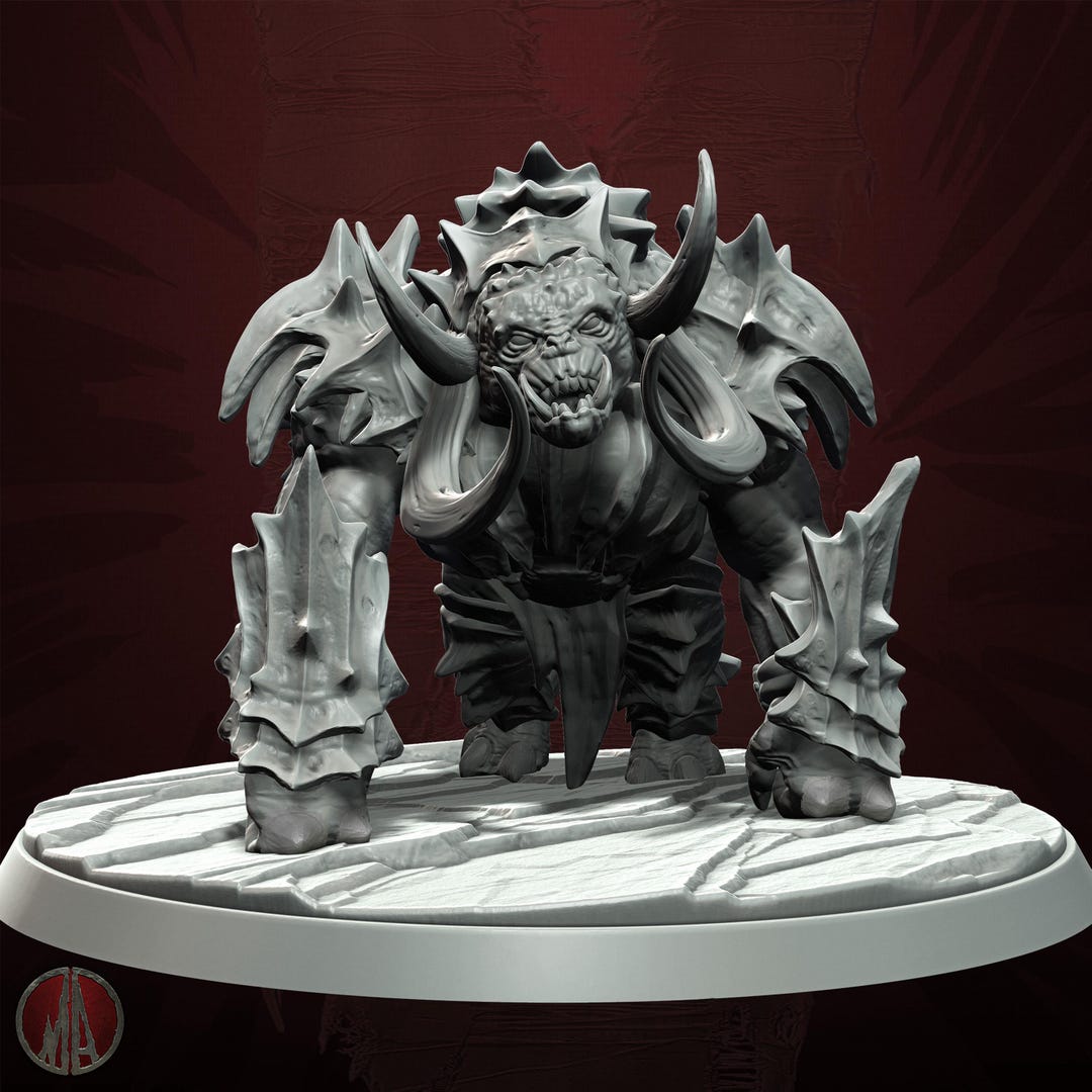 Cave Troll - Monstrous Creature for Age of Fantasy, Old World Wargaming ...