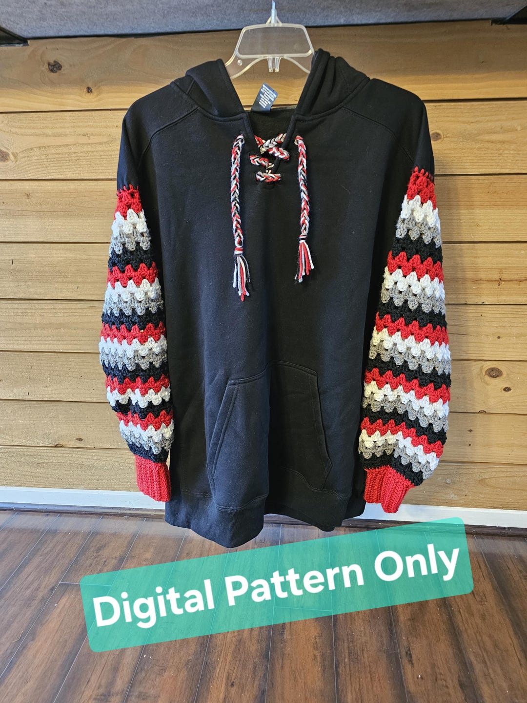 Crocheted Sleeves for Sweatshirt - Digital Pattern Only - Etsy