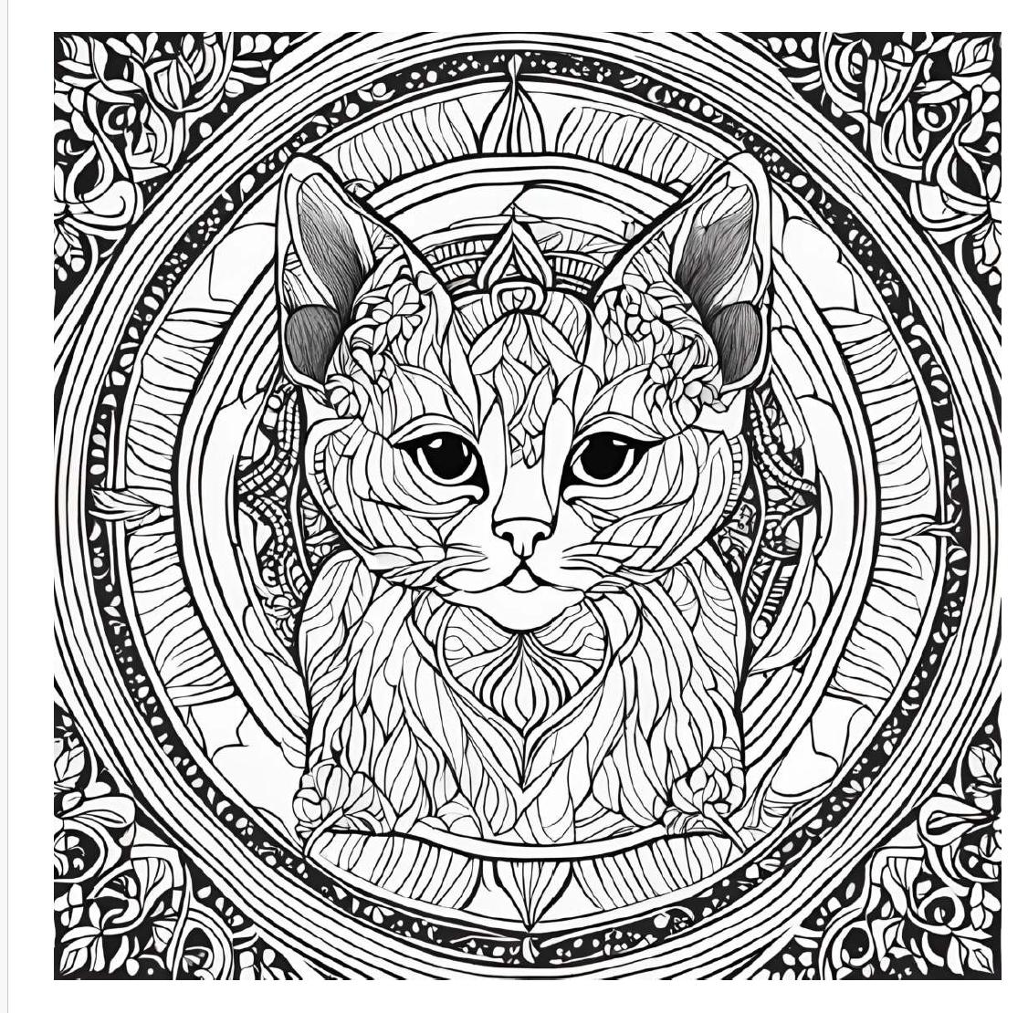 Mandala Cats & Dogs - Etsy