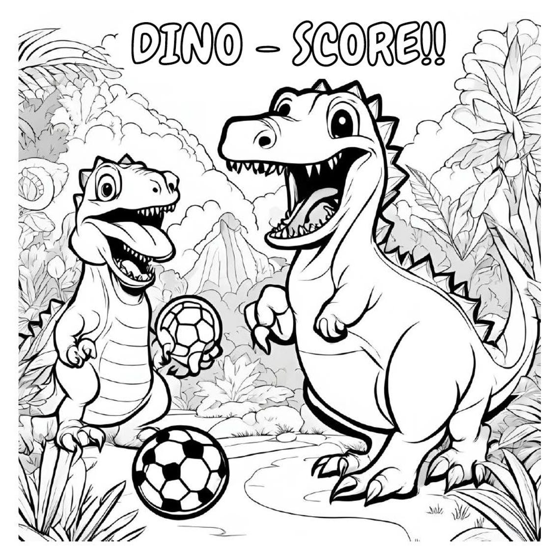 Hear Me Roar Dinosaur Coloring Pages - Etsy