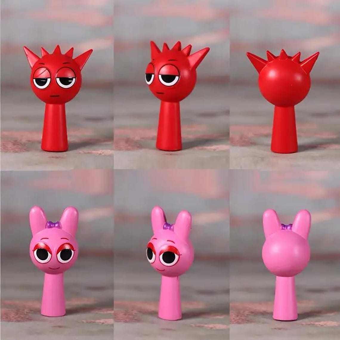 24pcs Art Deco PVC Anime Figurines Set - Collectible Rhythm Box Statues ...