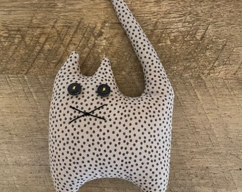 Itty Bitty Chubby Kitty Cat Doll Yellow and Gray Stripes - Etsy