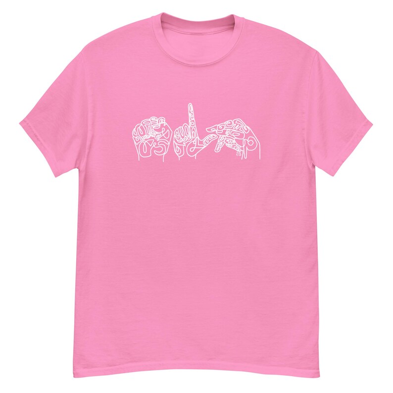 SLP in ASL T-shirt: Abstract Hands, Speech Language Pathologist - Etsy