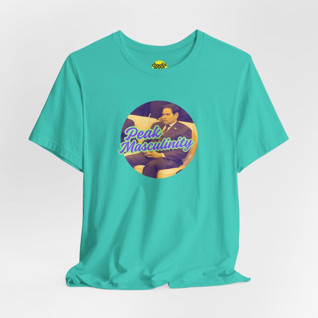 Peak Masculinity T-shirt: Marco Rubio Meme, Anti-republican Tee - Etsy