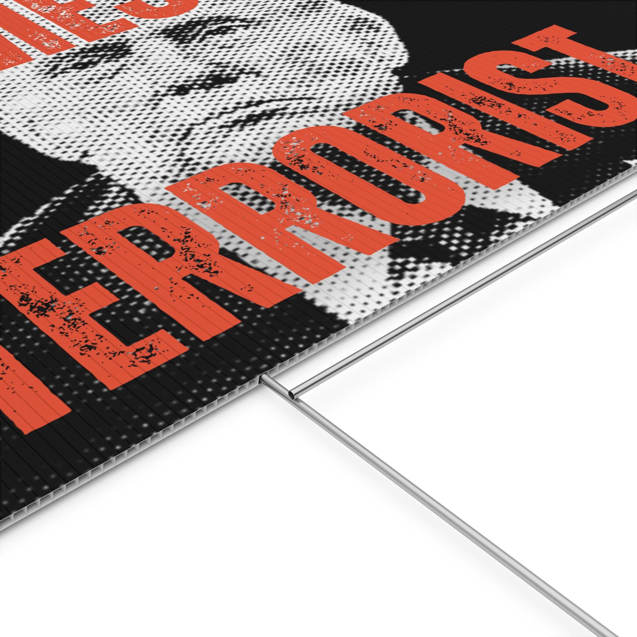 Domestic Terror*st in Chief Yard Sign, Antifascist Sign, Anti ...