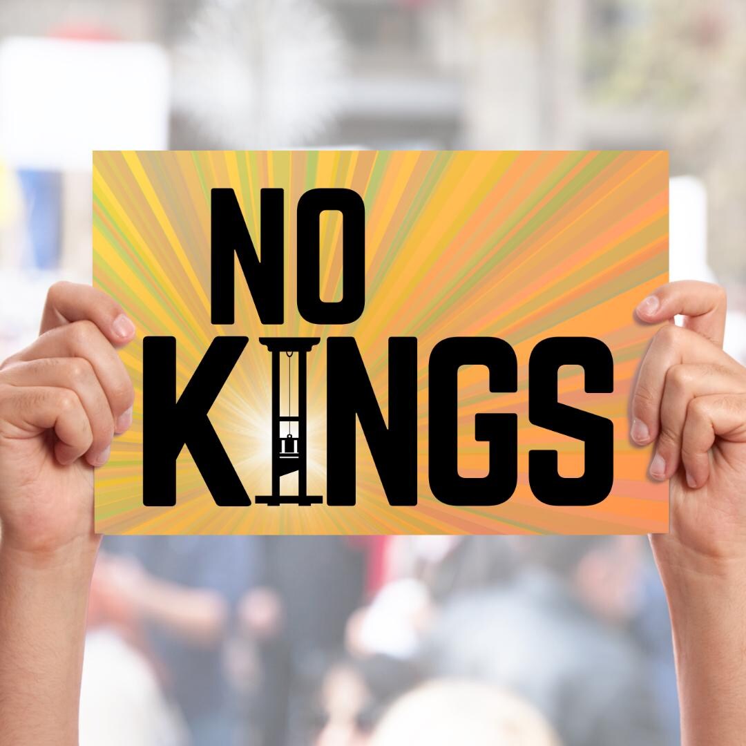 NO KINGS Foam Board Sign, Anti-oligarchy Protest Sign, Anti-fascism ...