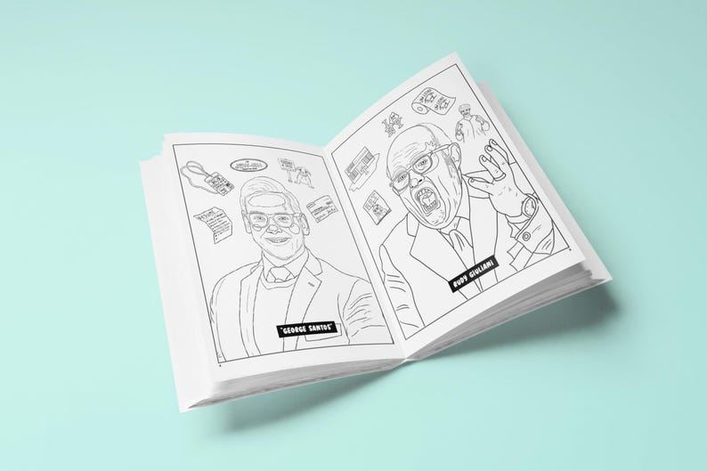 Conservative Clown Adult Coloring Book: Welcome to the Big Flop! - Etsy