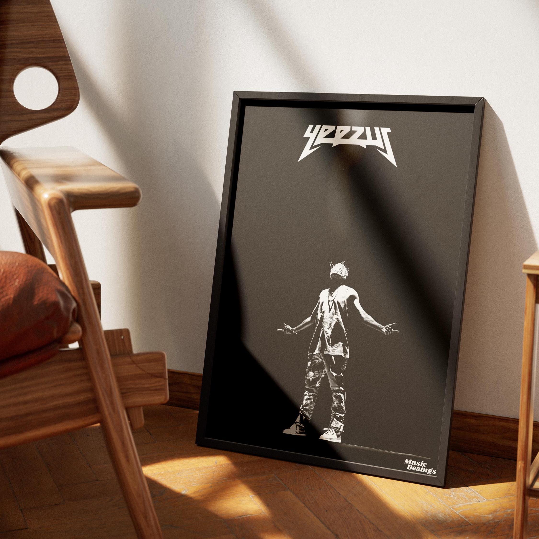 Kanye West Yeezus Poster - Rap Album Cover - Kanye West Concert ...