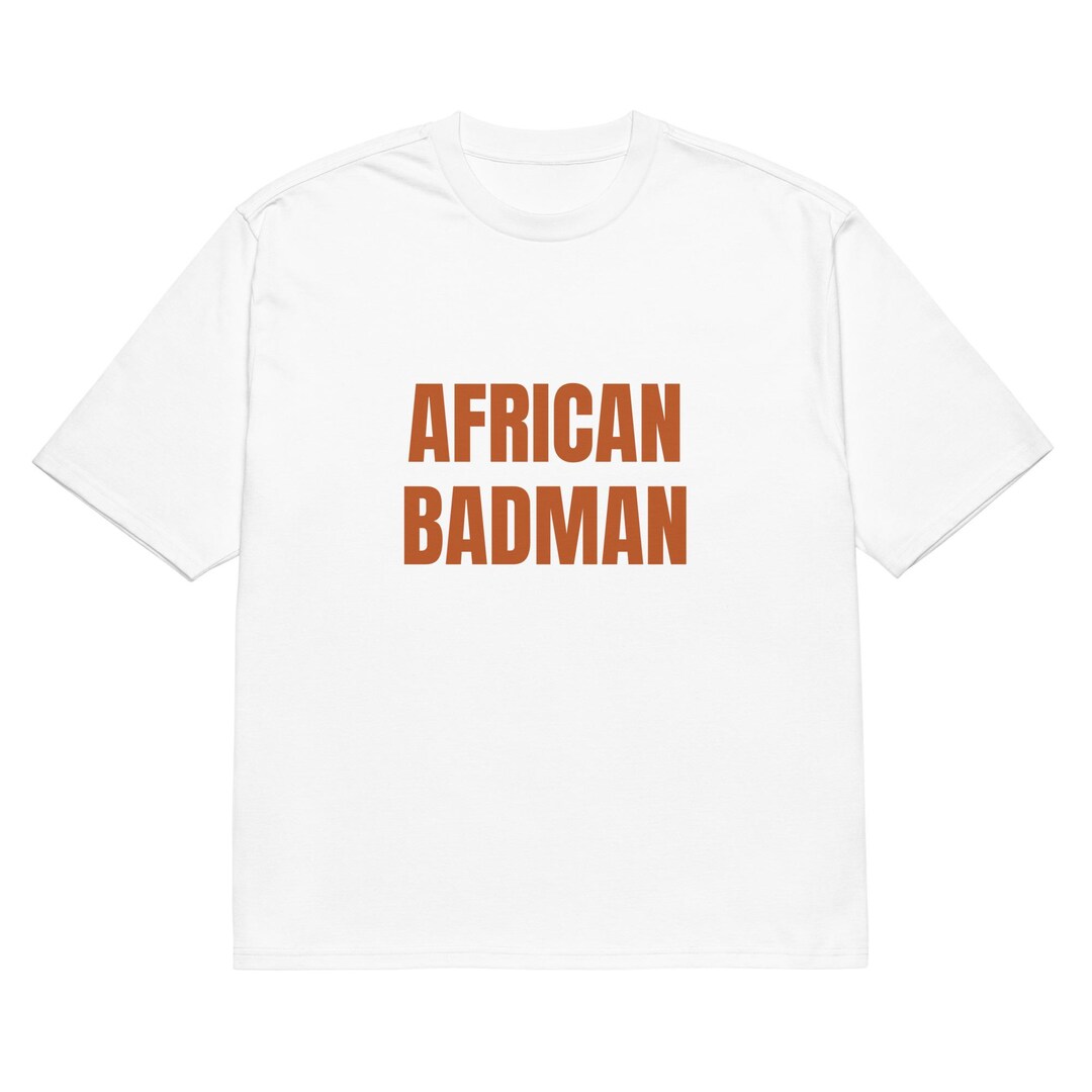 African Badman Oversized T-shirt - Etsy