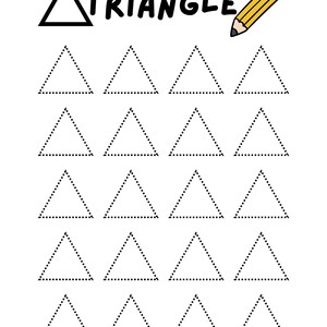 Trace the Shapes 20 Printable Pages of Shape Tracing Activities for ...