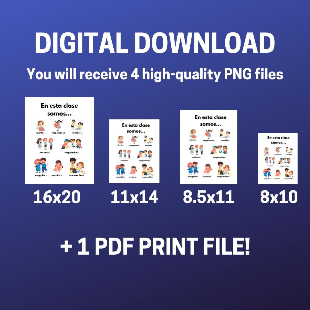 Spanish Classroom Rules Poster, Spanish Class Decor, Clase De Espanol ...