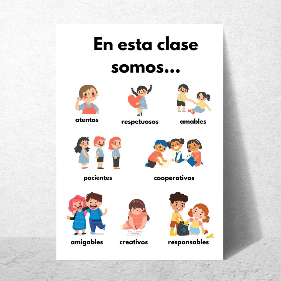 Spanish Classroom Rules Poster, Spanish Class Decor, Clase De Espanol ...