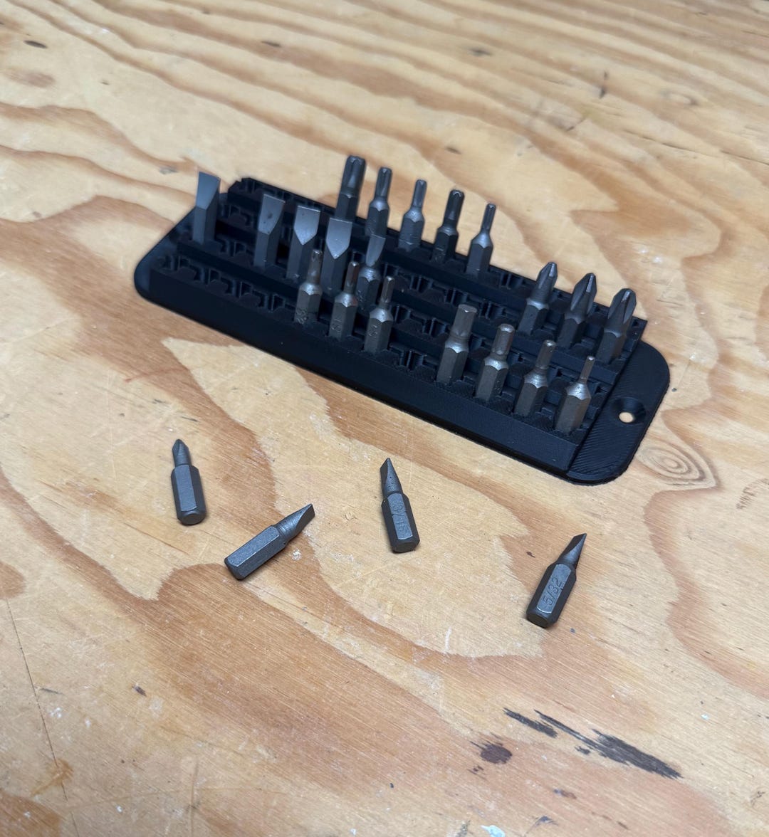 Screw Bit Wall Holder, Tool Organizer, Workshop Storage, 48 Bit Wall ...