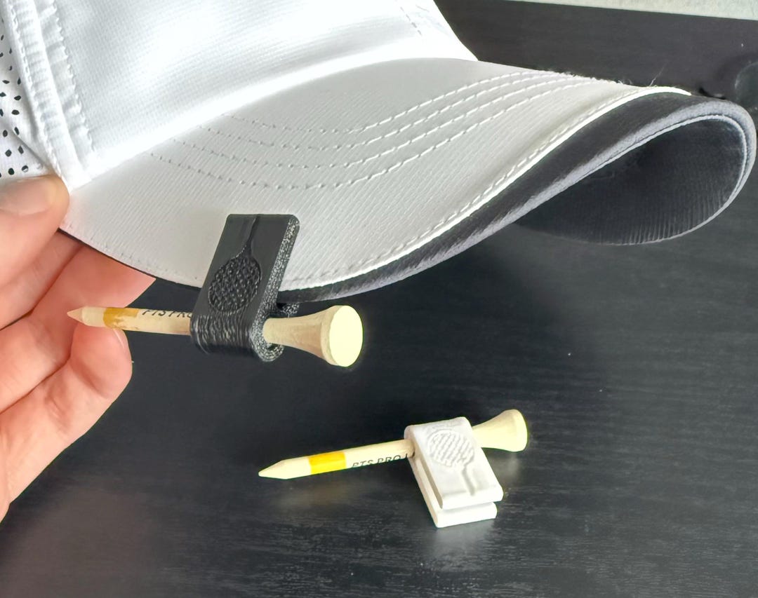 Golf Tee Hat Clip, Golf Tee Holder, Golf Accessory, Hat Clip for ...