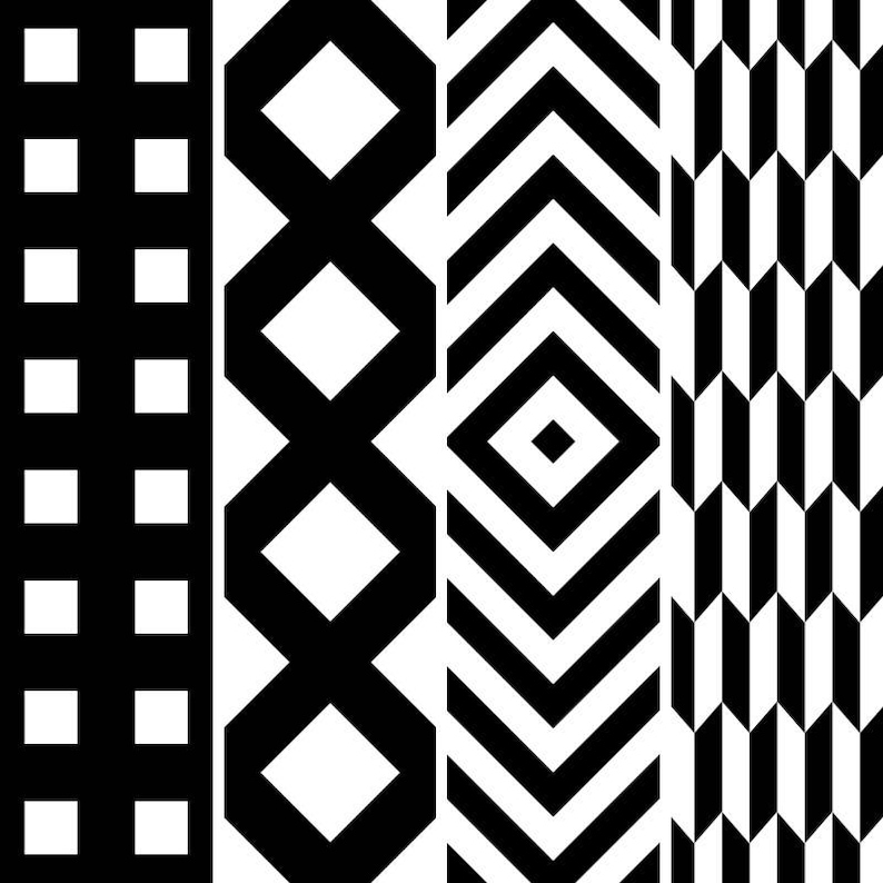 Geometric Digital Paper Seamless Geometric Clipart Geometric Scrapbook ...