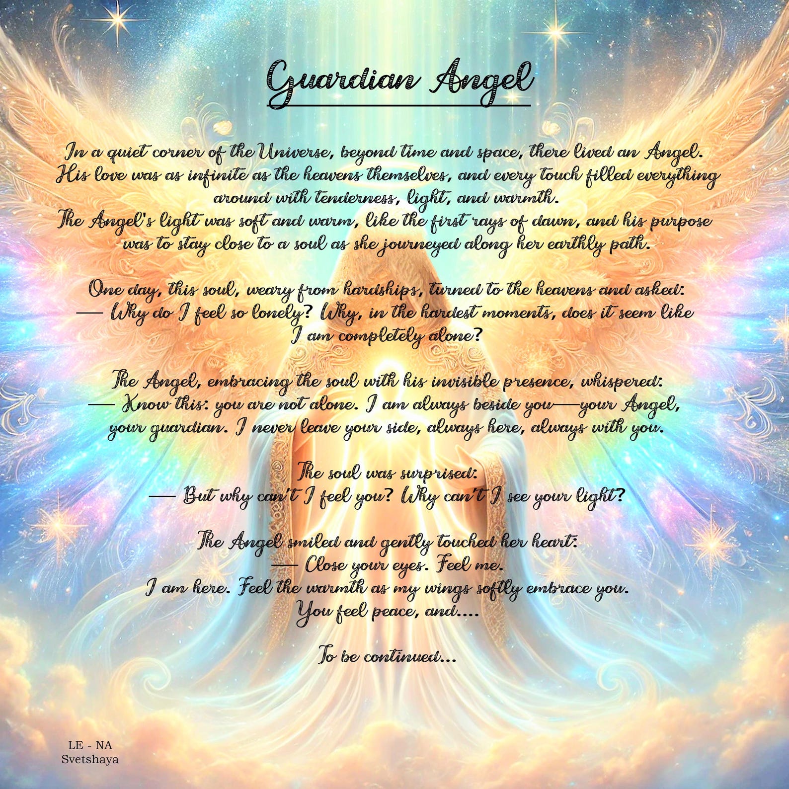 Parable 'guardian Angel' – an Inspiring Story With Text and High ...