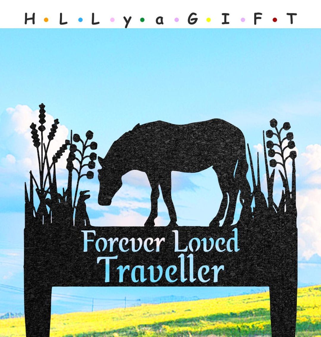 Personalized Horse Memorial Sign, Ranch Decor, Pet Loss Gift - Etsy