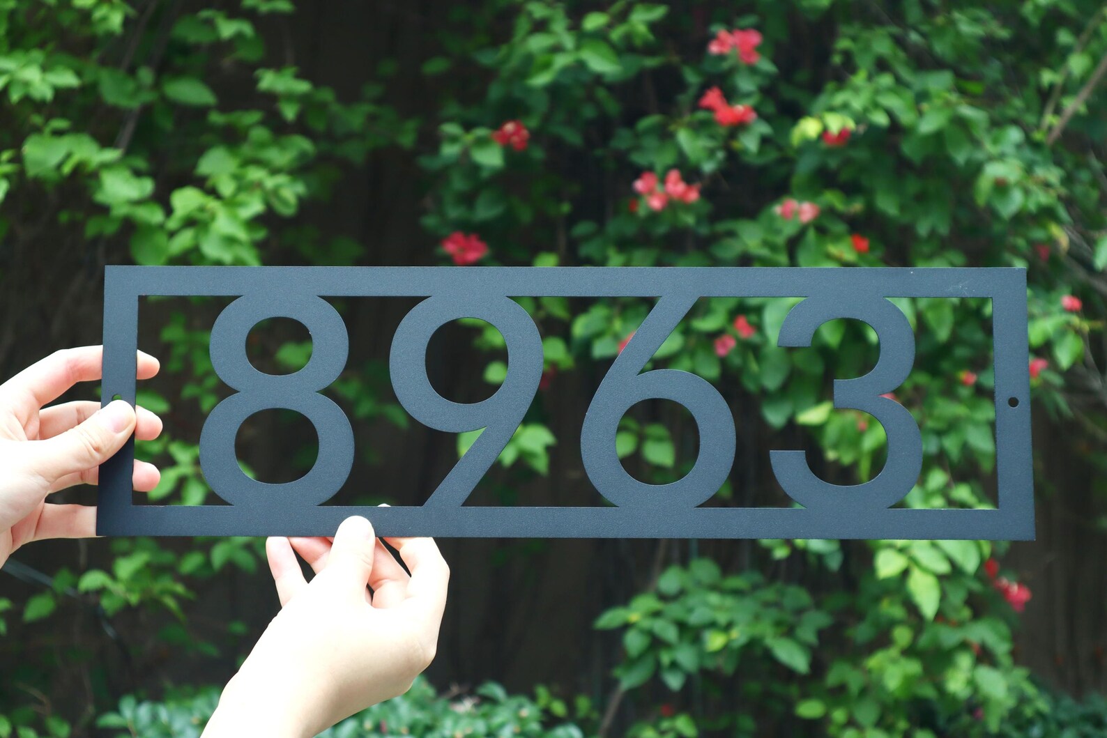 Custom Address Number Sign, Modern Address Sign, Personalized House ...